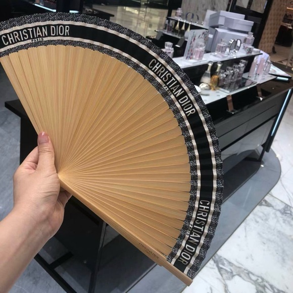 Dior | Accessories | Christian Dior Dioriviera Vip Gift Folding Fan ...